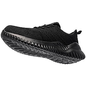 Tinefiy Steel Toe Shoes for Men Lightweight Comfortable Slip Resistant Safety Work Sneakers Cushion Puncture Proof Shoes Indestructible Shoe Size 10