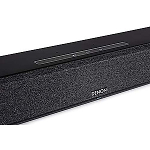 Denon Home Sound Bar 550 - Compact 3D Surround Sound, Dolby Atmos & DTS:X, Built-in HEOS, Amazon Alexa, Seamless Integration with Denon Home 150, 250, 350 Wireless Speakers for Multi-Room Audio, Black