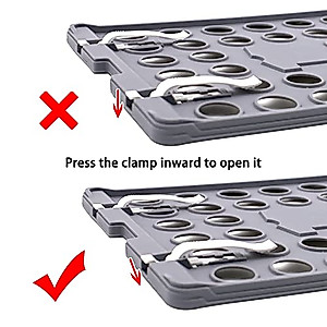 10 Layer Stackable T Shirt Trays Board with Clips Wardrobe Shelf Dividers Closet Organizers Pants Clothes Folder Storage System