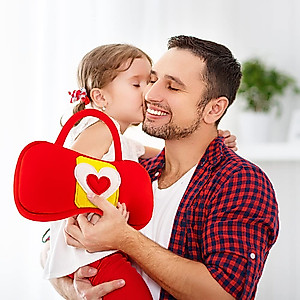 teytoy Valentines Day Gifts Toys, Stuffed Animal Squeaker and Crinkle Baby Girl Toy Playset Sensory Toy Gifts Idea Party Favors Decoration for Baby and Newborn