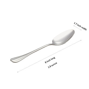 6 Piece Stainless Steel Flatware Set, Including 2 Dinner Forks, Knives, Spoons Each; Top Food Grade Extra-Fine Stainless Steel, Silverware Set, Metal Forks for Home Kitchen