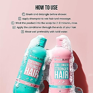 HAIR BURST Hair Growth Shampoo & Conditioner Set For Women - Vegan Shampoo for Anti Hair Loss & Thinning Hair