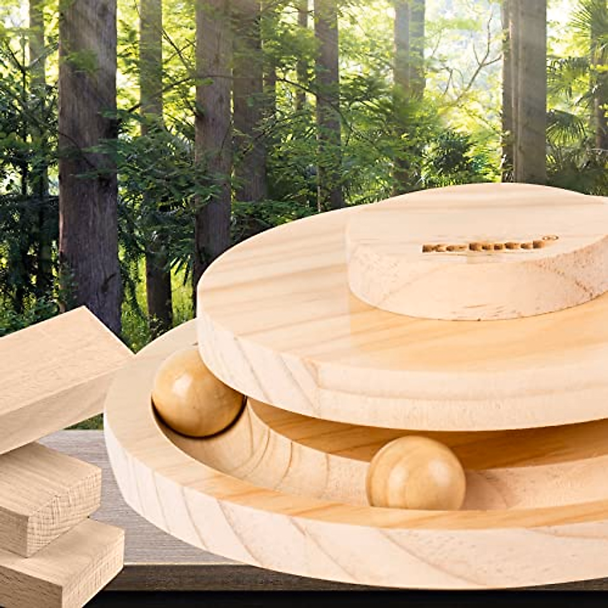 Kelutd Cat Toys, Interactive Cat Feeder Toy, Pet Exercise Toys, Cat Toys for Indoor Cats/Kitten as Cat Gifts, Patented Product