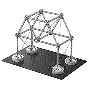 Mola Structural Kit 1 | Magnetic Modular Kit for Engineering and Architecture Education | 122 Pieces + Practical Guide