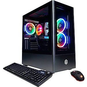 CyberpowerPC Gamer Xtreme Gaming Desktop Computer | Intel Core i7-11700F | RTX 3060 Ti | 16GB DDR4 | 500GB SSD+1TB HDD | Include Mouse and Keyboard | Win11 | with Mouse Pad Bundle