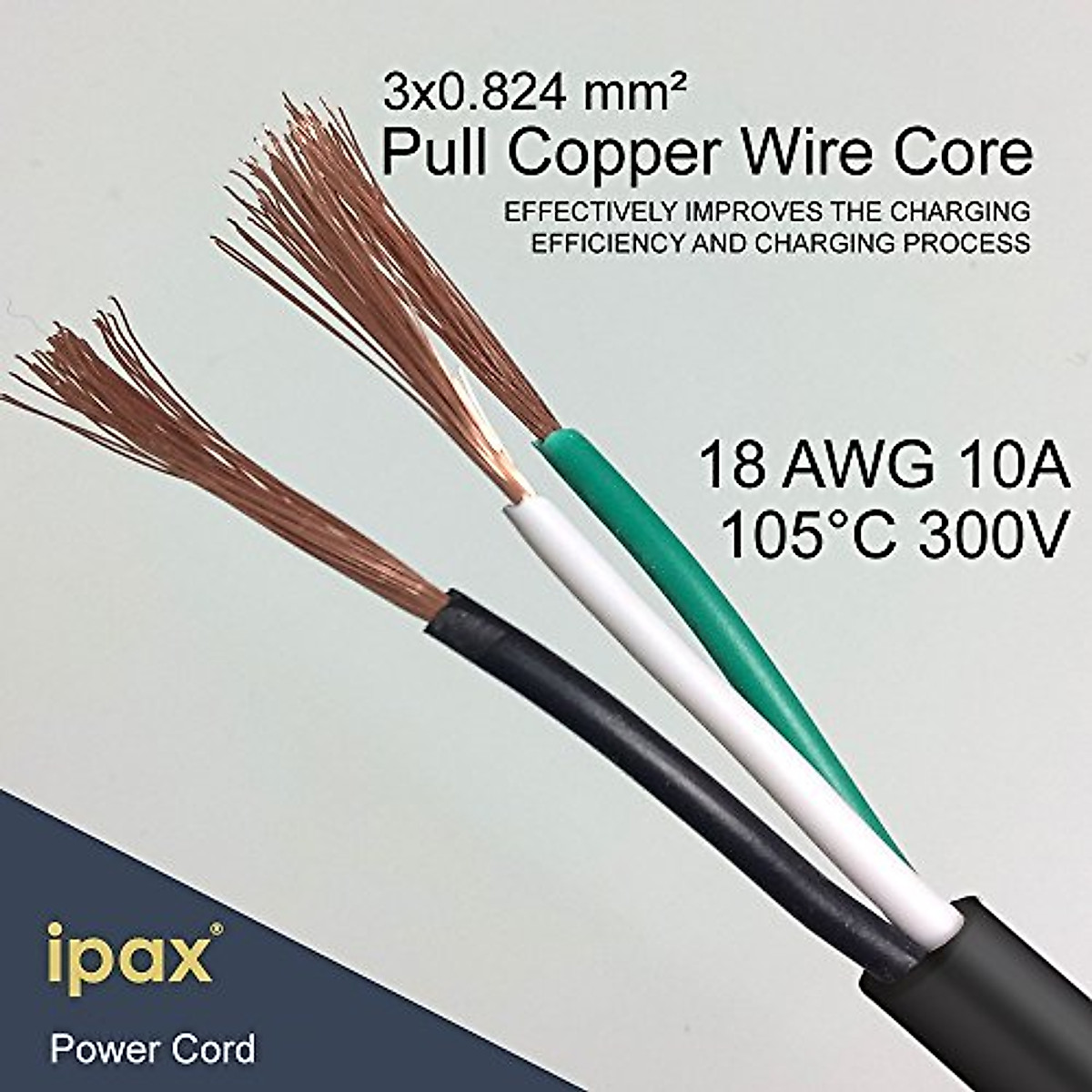 IPAX 15ft Long USB Cable+Power Cord Compatible with HP Laserjet Pro M251nw M276nw M127fw M201dw M225dw CP1525nw M12w M15w M130fw M203dw M227fdw M118dw
