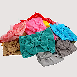 kangaroo 25 Colors Baby Bows Headbands For Baby Girls,Newborn Infant Toddler Hairbands and Child Hair Accessories