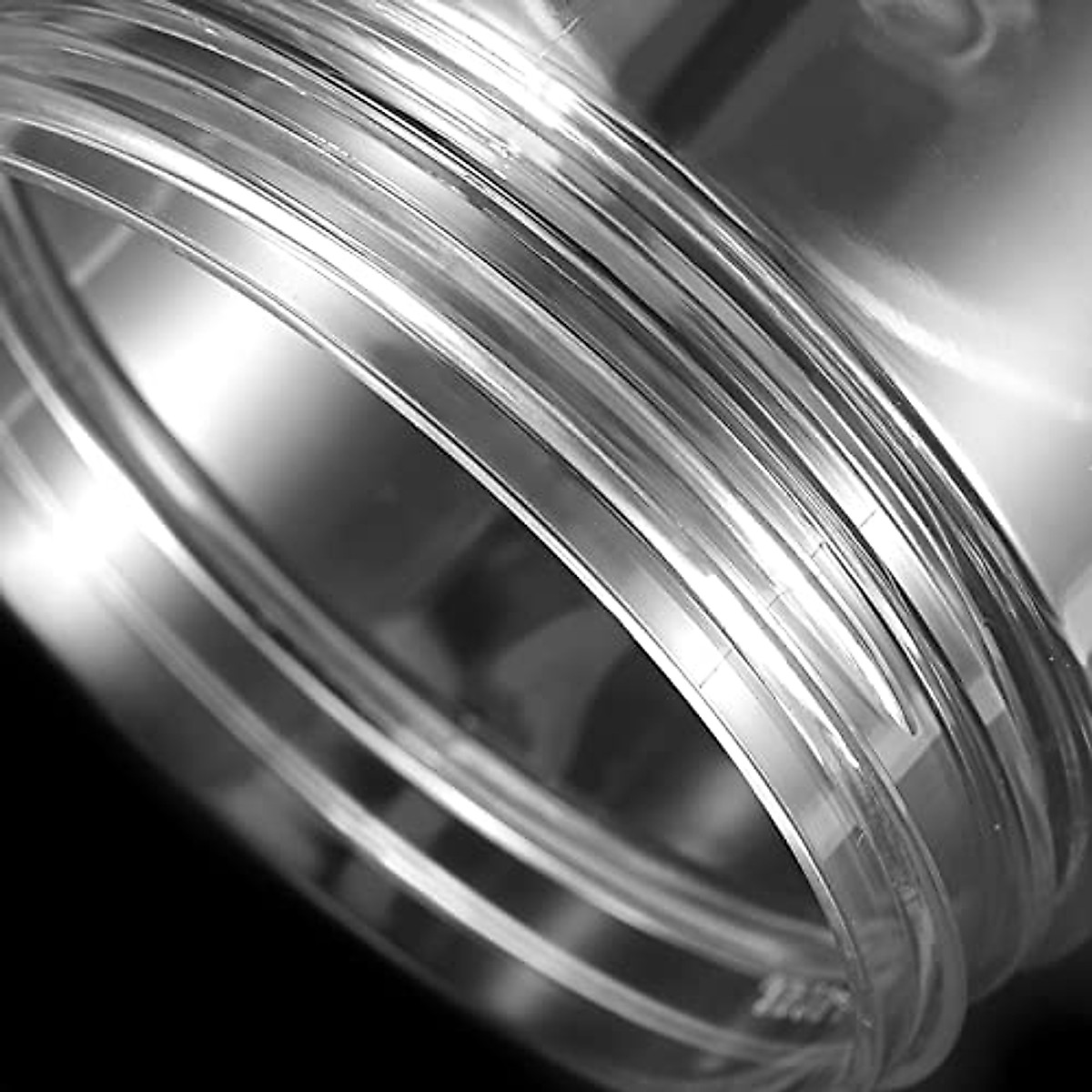 ZEONHEI 46 Pack 4 Oz Plastic Jars with Lid, 120ml No-BPA Wide Mouth Clear Empty Cosmetic Slime Containers Transparent Storage Bottle for Slime Food Cream Jam Glitter DIY Bathroom Kitchen