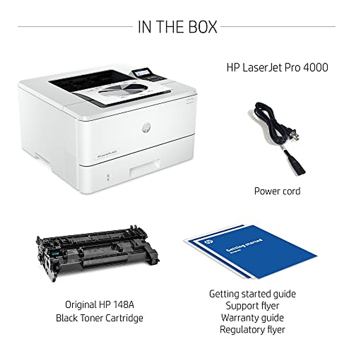 HP LaserJet Pro 4001n Black & White Printer