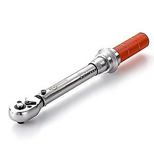 Amazon Basics 1/4-Inch Drive Click Torque Wrench - 20-150 inch-lb, 2.5-15 Nm