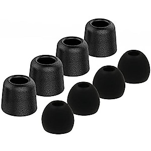 8pcs (BMF-BPH)- Large (L) Premium Memory Foam and Silicone Replacement Earbuds Eartips Compatible with Jaybird X4, X3, Freedom F5 and Jaybird Run in Ear Earphones Headphones