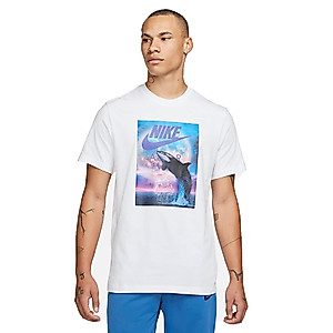 Nike Men's White Sportswear Air Orca T-Shirt - M