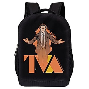 Marvel Loki Backpack | This Is About Everything Black Knapsack with Padded Mesh (Loki 2, One Size)