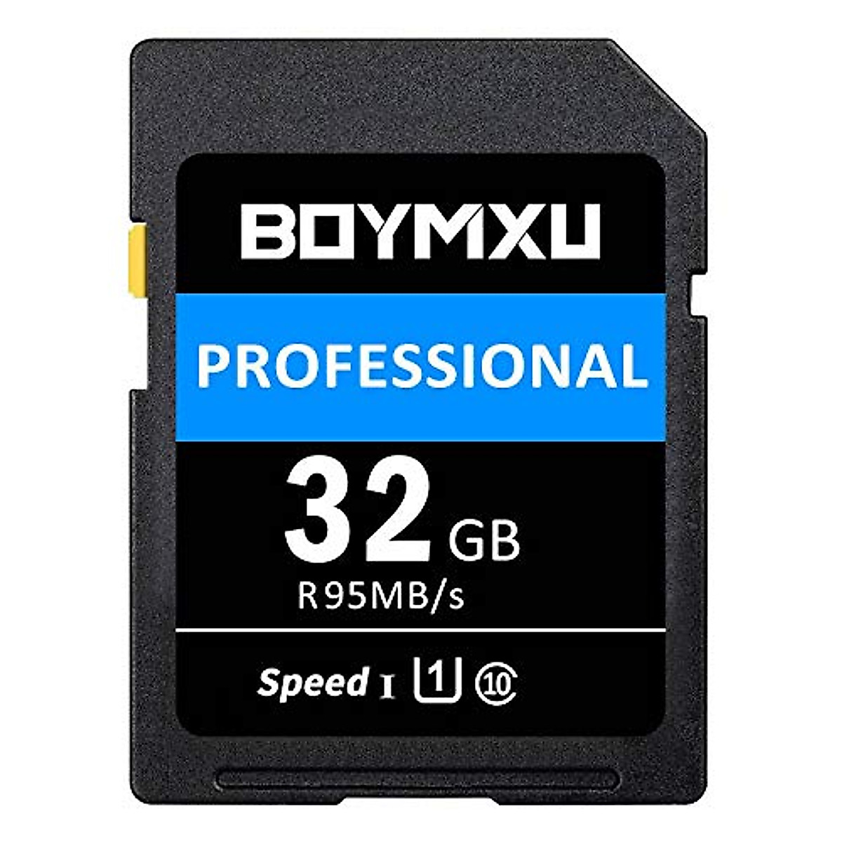 32GB Memory Card, BOYMXU Professional 1000 x Class 10 UHS-I U3 Memory Card Compatible Computer Cameras and Camcorders, Memory Card Up to 95MB/s, Blue/Black
