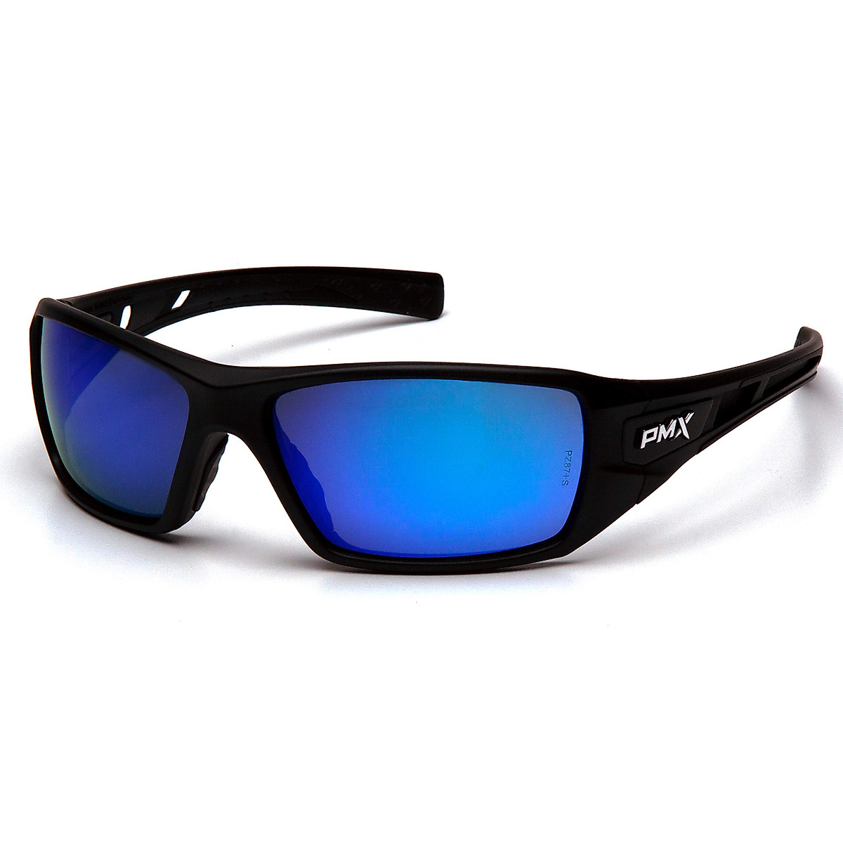 Pyramex Velar Safety Glasses, Black Frame/Ice Blue Mirror Lens