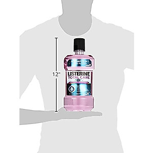 Listerine Total Care Zero Anticavity Mouthwash, Fresh Mint, 33.8 Fl Oz