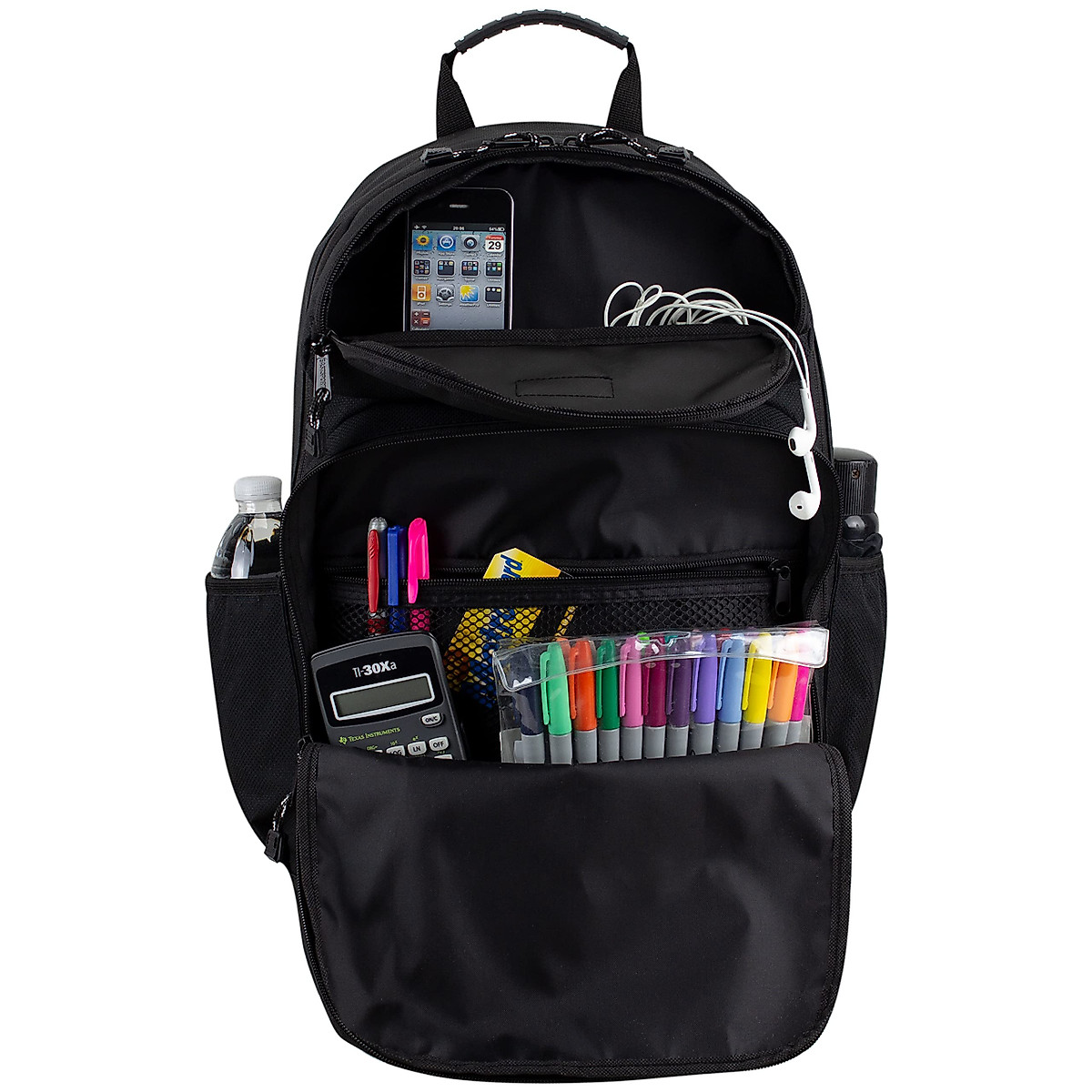 Eastsport Elevated Multi-Compartment Backpack - Black