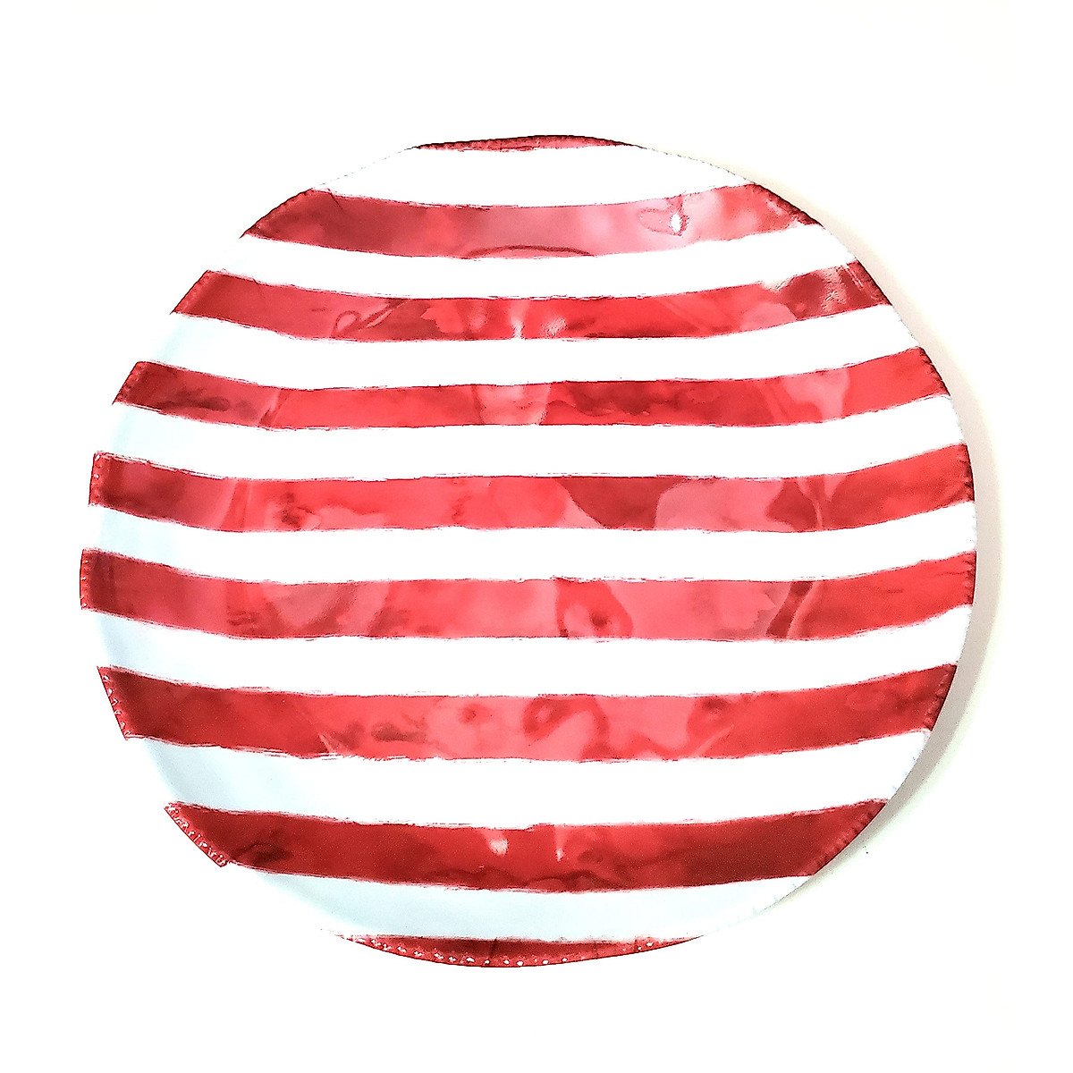 Modern Southern Home Americana Salad Accent Plates, Set of 4 Different Patriotic Designs, 9 inches by 9 inches, Multicolor, 9x9