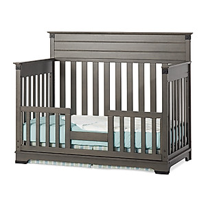 Child Craft Toddler Bed Guard Rail for Convertible Crib, Dapper Gray
