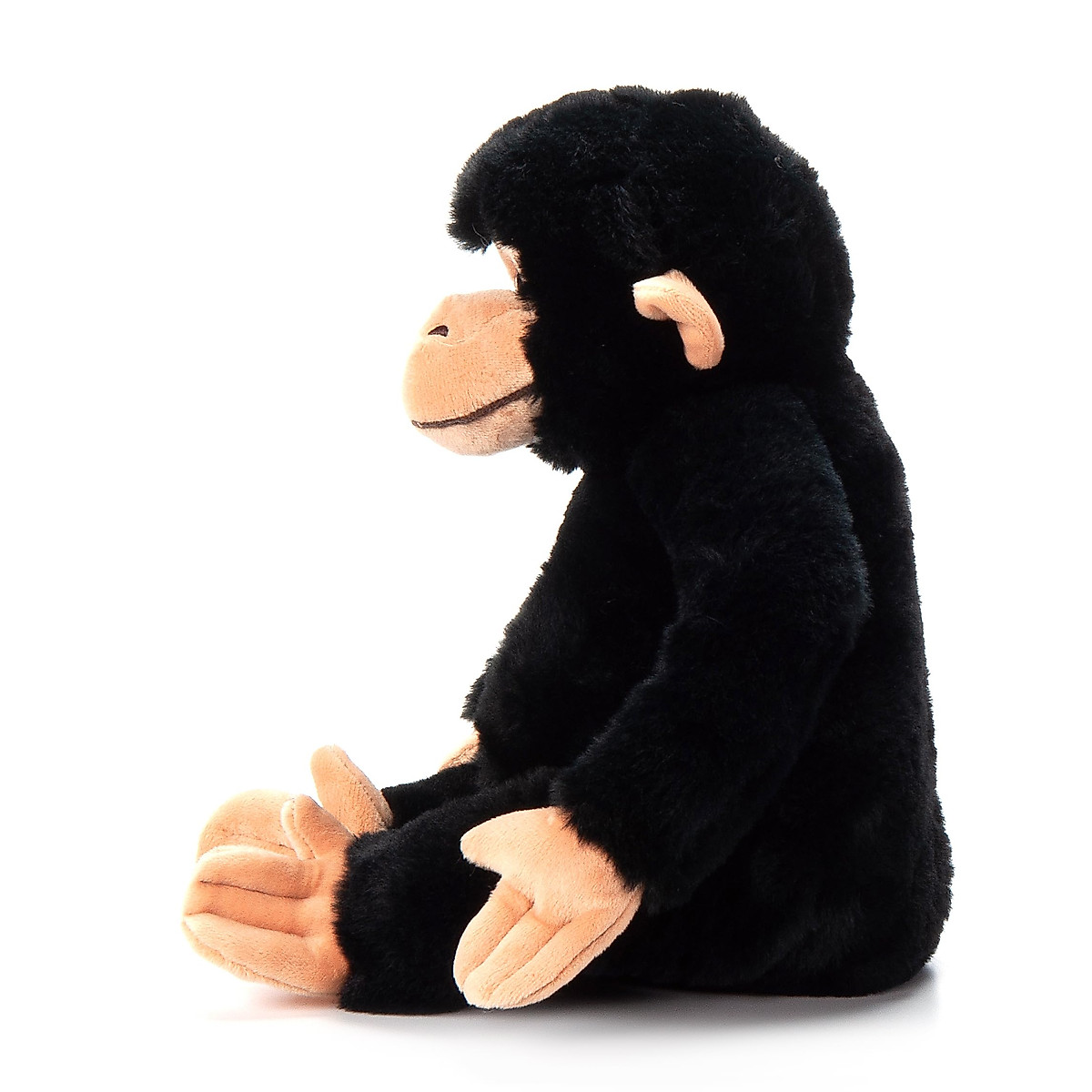The Petting Zoo Chimp Stuffed Animal Plushie, Gifts for Kids, Wild Onez Zoo Animals, Zoologee Chimp Plush Toy 12 inches