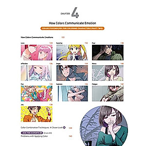 Anime & Manga Digital Coloring Guide: Choose the Colors That Bring Your Drawings to Life! (With Over 1000 Color Combinations)