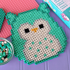 Perler Squishmallows Fused Bead Activity Kit with 5 Unique Patterns, Finished Project Sizes Vary, Multicolor 4393 Pieces