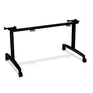 HON Huddle flip-top Base for 30" deep Table Tops, 51.63w x 23.5d x 28.38h, Black
