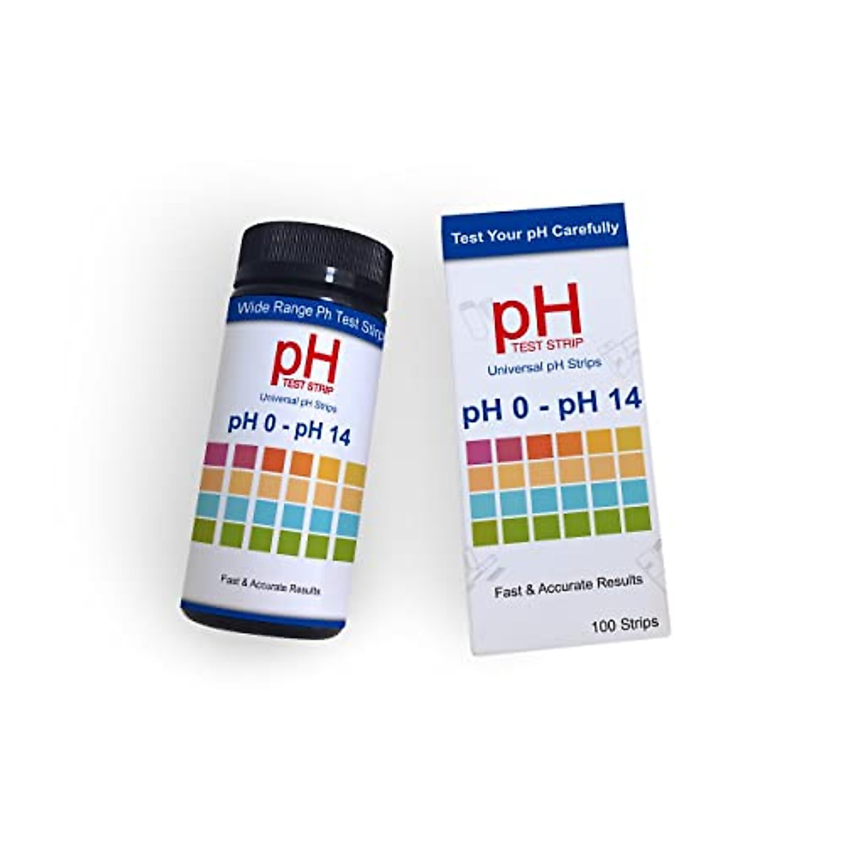 pH Test Strips, 200 Urinalysis and Saliva Testing Strips to Monitor Alkaline and Acid Levels in Body, Become More Alkaline & Get Healthier,PH 0 to 14 Reagent Strips