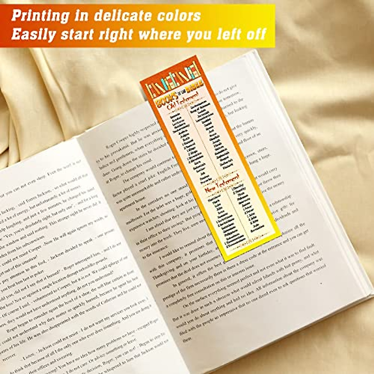 Pack of 60 Books of The Bible Bookmarks Christian Inspirational Bible Bookmark Religious Bookmarks for Readers, Kids, Teens, Men or Women Home Classroom Office Supplies, 2 x 6.5 Inches