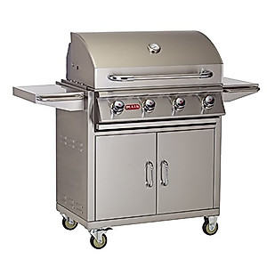 BULL 26002 NG Outlaw Natural-Gas-Grills, White