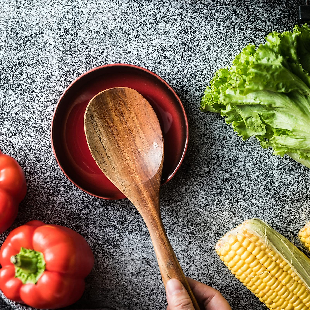 Gomakren Spoon Rest for Stove Top Ceramic Cooking Spoon Holder for Kitchen Countertop, Christmas Spoon Rest, Fall Spoon Rest for Spatula Big Spoons Fork Tongs, Burgundy Red, Christmas Gifts