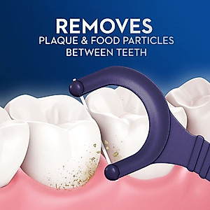 Oral-B Glide 3D White Floss Picks Radiant Mint, 75CT (Pack of 6)