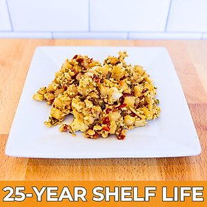 Nutristore Freeze-Dried Breakfast Skillet | Emergency Survival Bulk Food Storage Meal | Perfect for Everyday Quick Meals and Long-Term Storage | 25 Year Shelf Life | USDA Inspected (1-Pack)