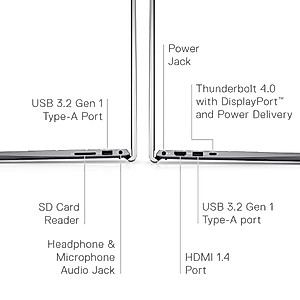 Dell Inspiron 15 5510 15.6 Inch Laptop, FHD Non-Touch Display - Intel Core i7-11390H, 8GB DDR4 RAM, 512GB SSD, NVIDIA GeForce MX450 Graphics, Windows 11 Home - Platinum Silver