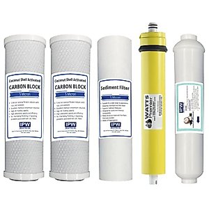Watts Replacement Water Filters for WP5-50 Reverse Osmosis System w/ 50 GPD Membrane 560018