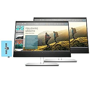 HP Mini-in-One 24#7AX23A8#ABA Monitor with Dockztrom (23.8" 1080P FHD Webcam with Integrated Stereo Speakers) only Compatible with EliteDesk 705/800 G5 Min and ProDesk 400/600 G5 Mini - Pack of 2
