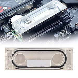 S erounder Water Block for M2 Solid-State Drive 2280, PC Water Cooling Heat Sink, with Copper Cold Plate, Easy Installation,Water Cooling Heat Sink Copper Block Cooler Accessories