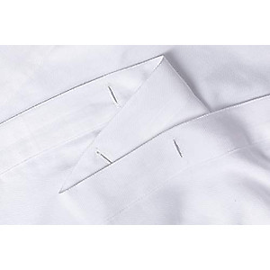 White Shower Curtain for Bathroom, Fabric Shower Curtains, 72x72 in, Farmhouse, Boho, White and Gray Striped Woven