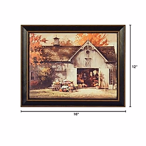 Pick Your Own by Paul Landry 15x19 Flowers Barn Country Primitive Art Print Wall Décor Framed Picture