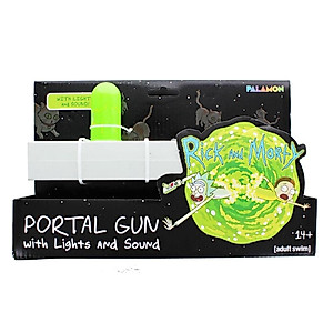 Rick and Morty Rick & Morty Exclusive Chrome Portal Gun Collectible Toys