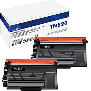 TN820 TN850 Toner Cartridge Black: Compatible Toner Cartridge Replacement for Brother TN-850 TN-820 TN 820 for MFC-L5900DW HL-L6200DW MFC-L5700DW MFC L5900DW HL-L5100DN MFC-L5850DW Printer (2-Pack)