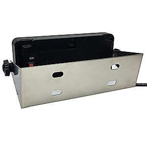 Angel USA Extra Large Platform 22 Inches x 18 Inches Stainless Steel 400 Pounds Heavy Duty Digital Postal Shipping Scale, Powered by Batteries or AC Adapter, for Floor Bench Office Weight Weighing