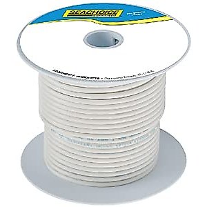 SEACHOICE Tinned Copper Marine Wire (Color: White, Size: 100', Option: 12 awg)