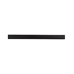 Hickory Hardware 1 Pack Solid Core Kitchen Cabinet Pulls, Luxury Cabinet Handles, Hardware for Doors & Dresser Drawers, 5-1/16 Inch (128mm) Hole Center, Flat Onyx, Streamline Collection