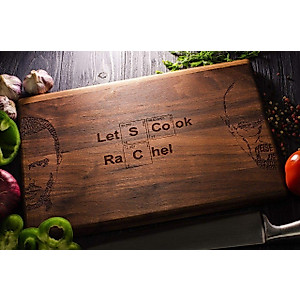 Breaking Bad Let's cook cutting bord. Breaking Bad, Heisenberg, custom engraved cutting board featuring"Let's Cook". Walter White cutting board, Anniversary gift breaking05