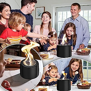 SNHPDH Tabletop Fire Pit, Indoor Mini Fire Pit Outdoor Portable Ethanol Fire Bowl, for Balcony Patio Personal Fireplace