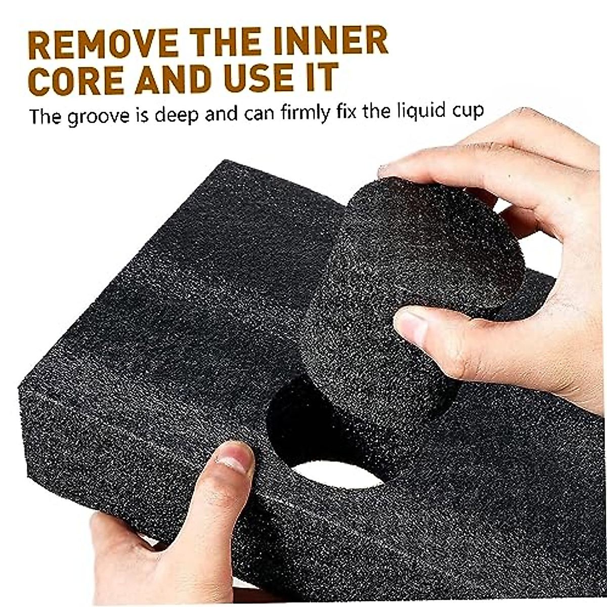 5pcs Milk Tea Cup Holder Multi- Beverage for Suitcase Takeout Cup Trays Coffee Carrier Fiber Drink Carrier Tea Carrier Beer Bottle Carrier Travel Epe Dashboard Hot and re-usable