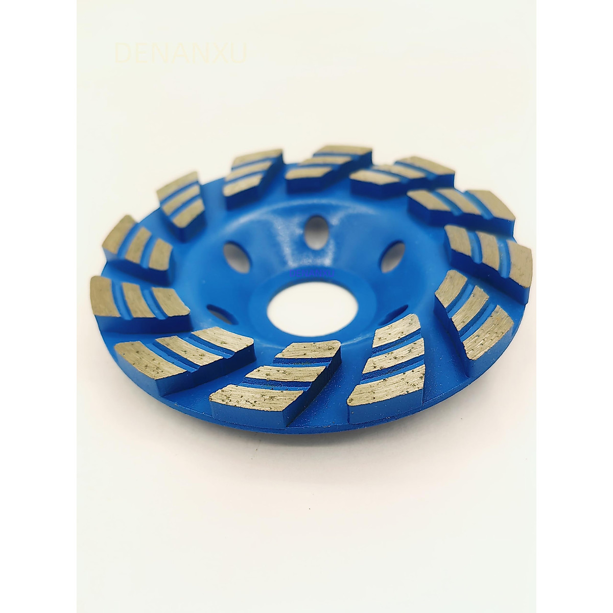 Concrete Turbo Diamond Grinding Cup Wheel 12 Segs Heavy Duty Angle Grinder Wheels for Angle Grinder Granite Stone Marble Masonry Concrete