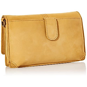 Timberland womens Wallet Purse RFID Leather Crossbody Bag, Wheat (Nubuck), One Size US