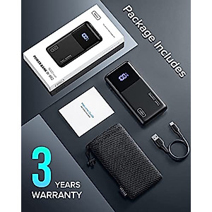 INIU Portable Charger, 45W USB C Power Bank Fast Charging with 15000mAh PD QC External Phone Battery Pack for iPhone 14 13 12 11 Pro Max X 8 iPad MacBook Steam Deck Samsung S22 S21 S20 Tablets PPS